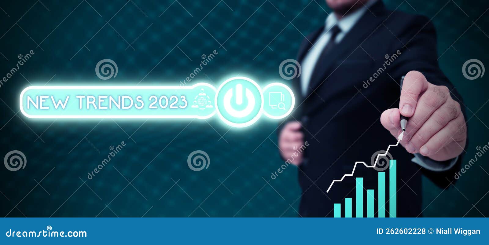 Text Caption Presenting New Trends 2023. Business Idea General ...
