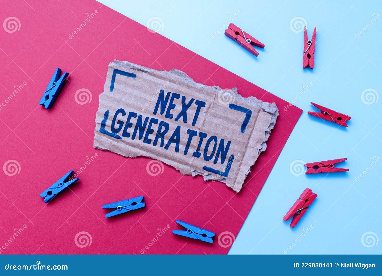 Text Caption Presenting Next Generation. Word for Product that Has Been ...