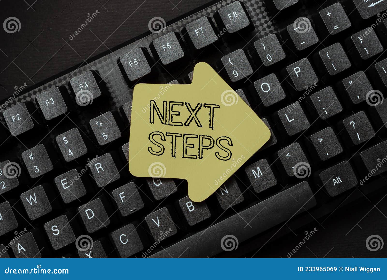 Text Caption Presenting Next Steps. Business Showcase Numper of Process ...