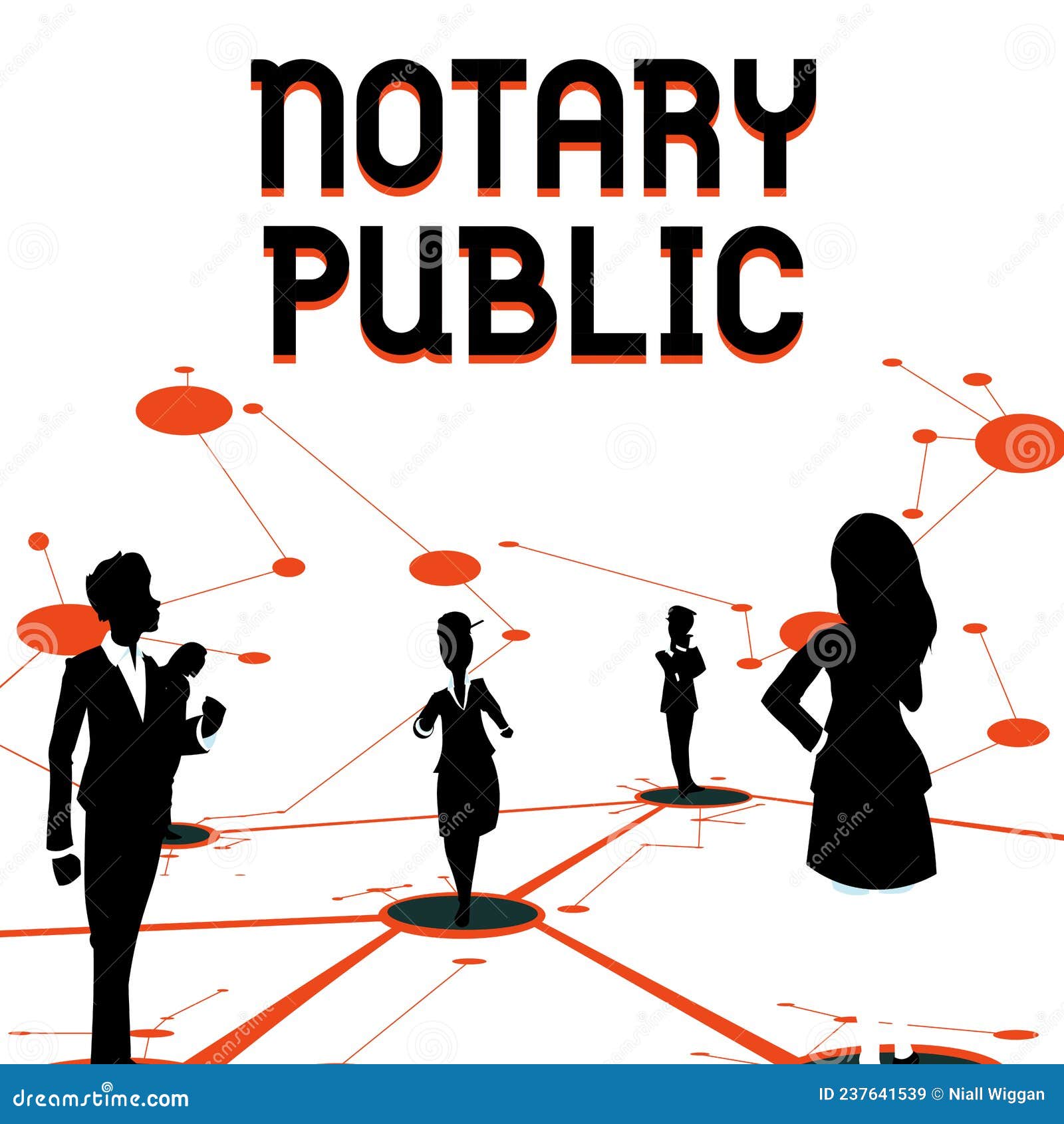 Text Caption Presenting Notary Public Concept Meaning Legality