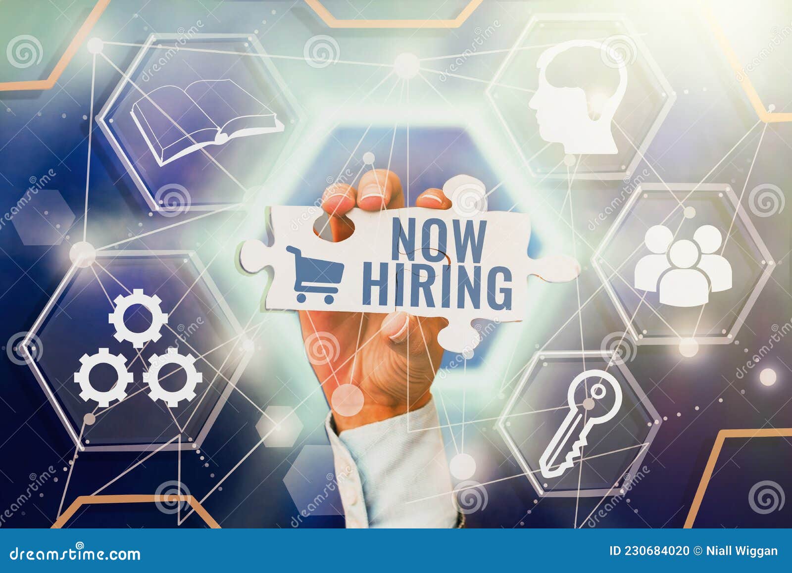 Text Caption Presenting Now Hiring. Word Written on Finding Evaluating ...