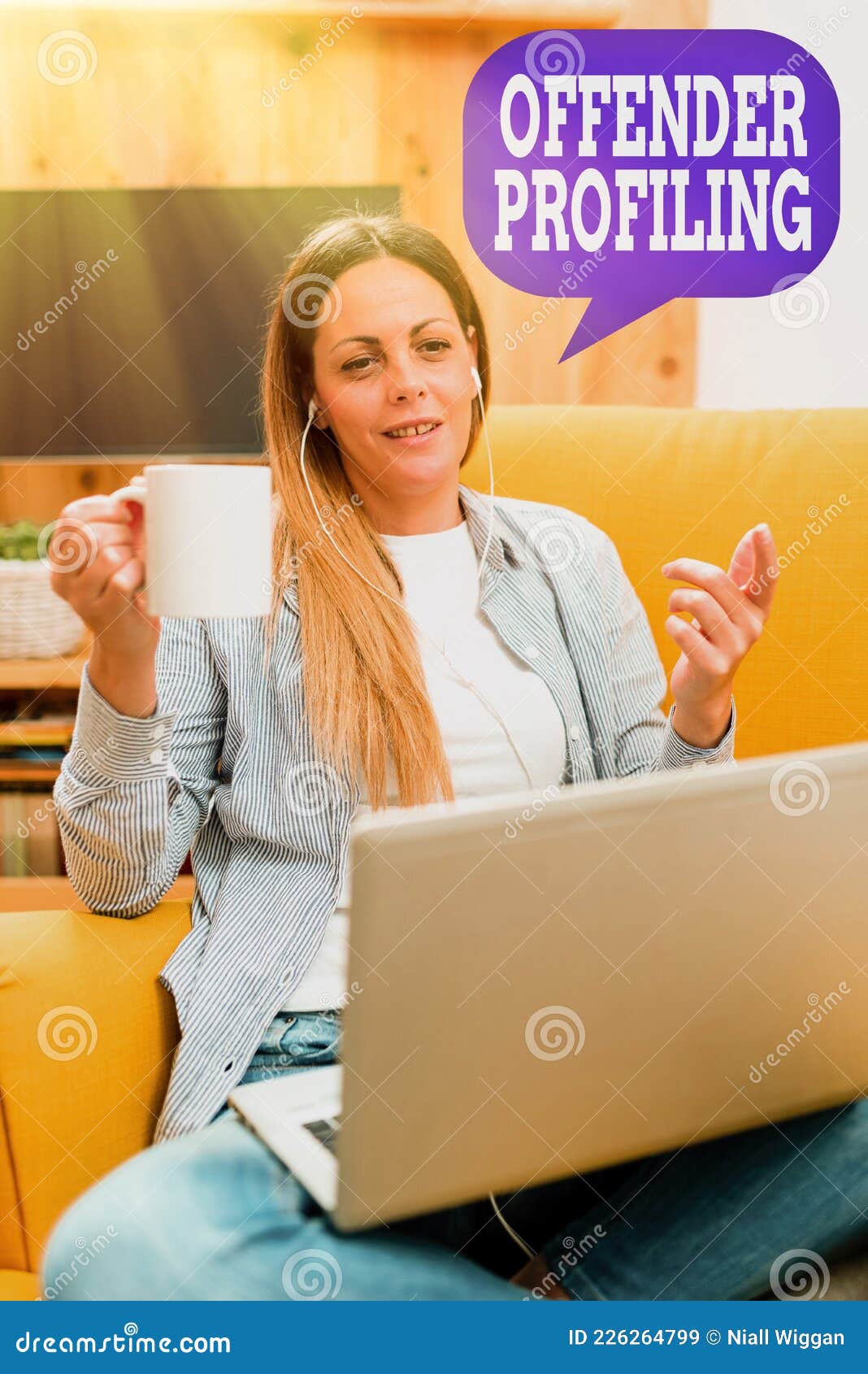 Text Caption Presenting Offender Profiling. Word for Develop Profiles ...