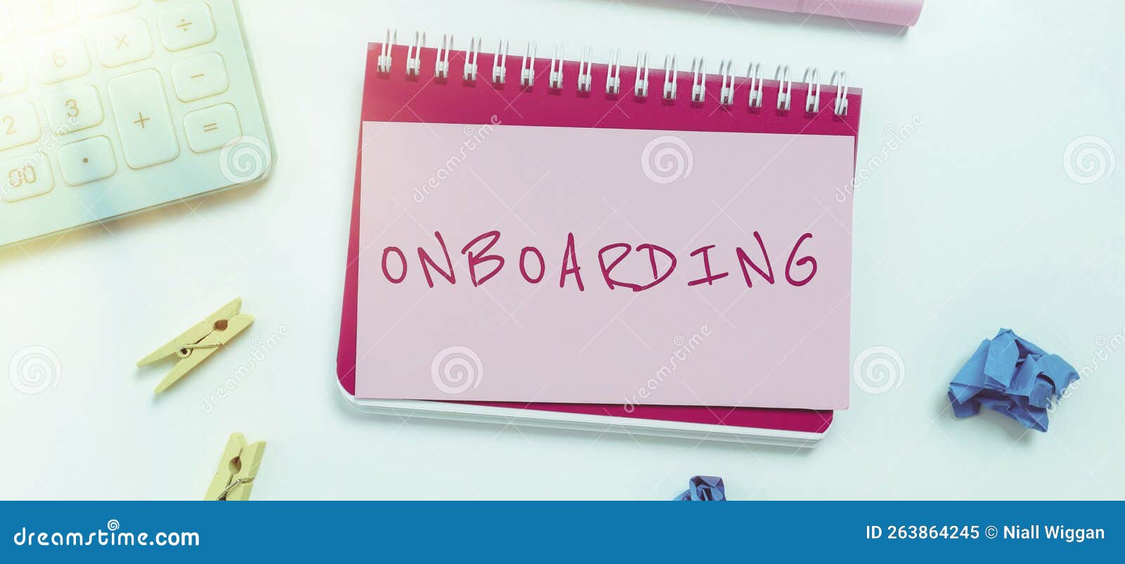 Text Caption Presenting Onboarding. Word for Action Process of ...