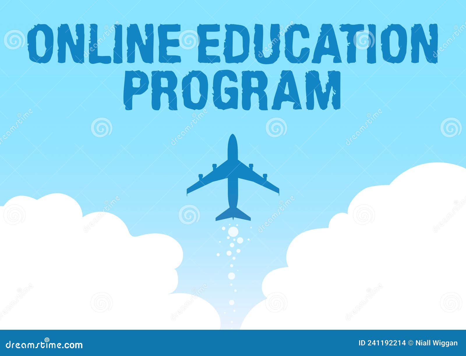 Text Caption Presenting Online Education Program. Business Showcase ...