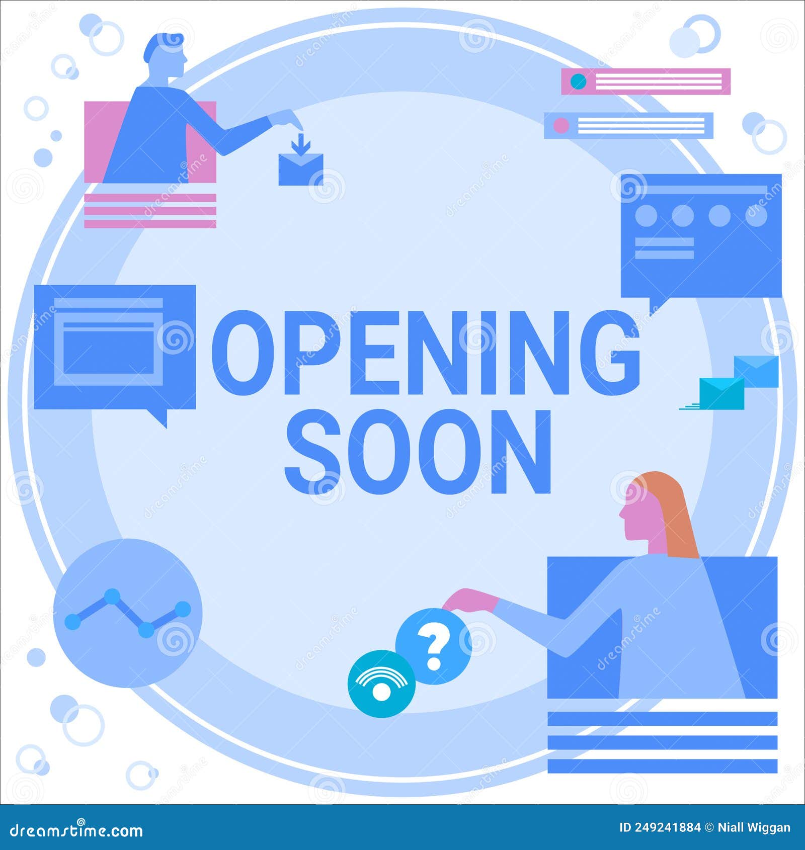 Inspiration Showing Sign Opening Soon. Business Showcase Going To Be ...