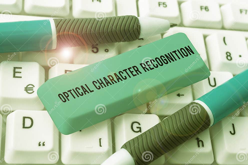 Text Caption Presenting Optical Character Recognition. Business Idea ...