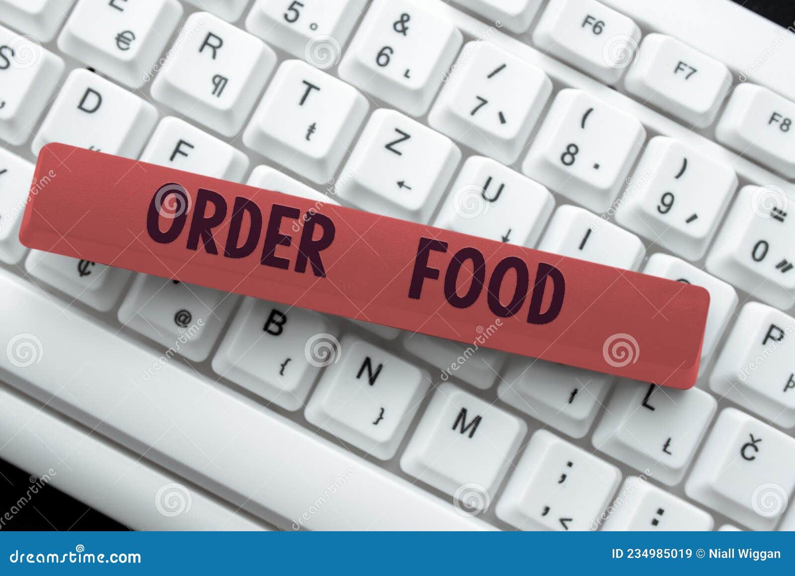 Handwriting Text Order Food. Business Overview the Process of ...