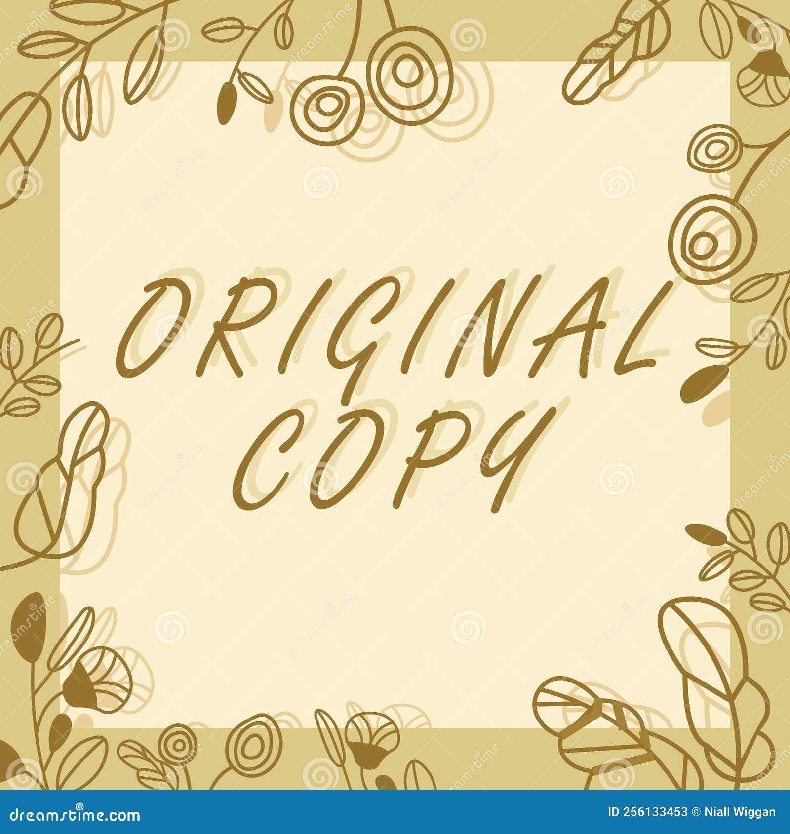 Text Caption Presenting Original Copy. Business Overview Main Script ...