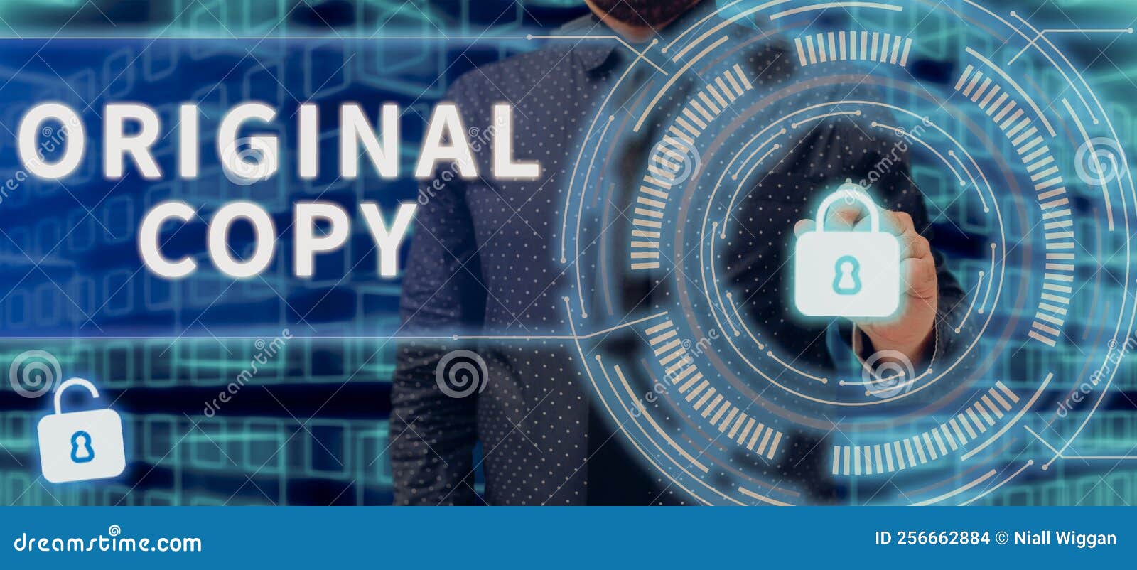 Original And Copy. Folder Register On A White Office Table Royalty-Free ...