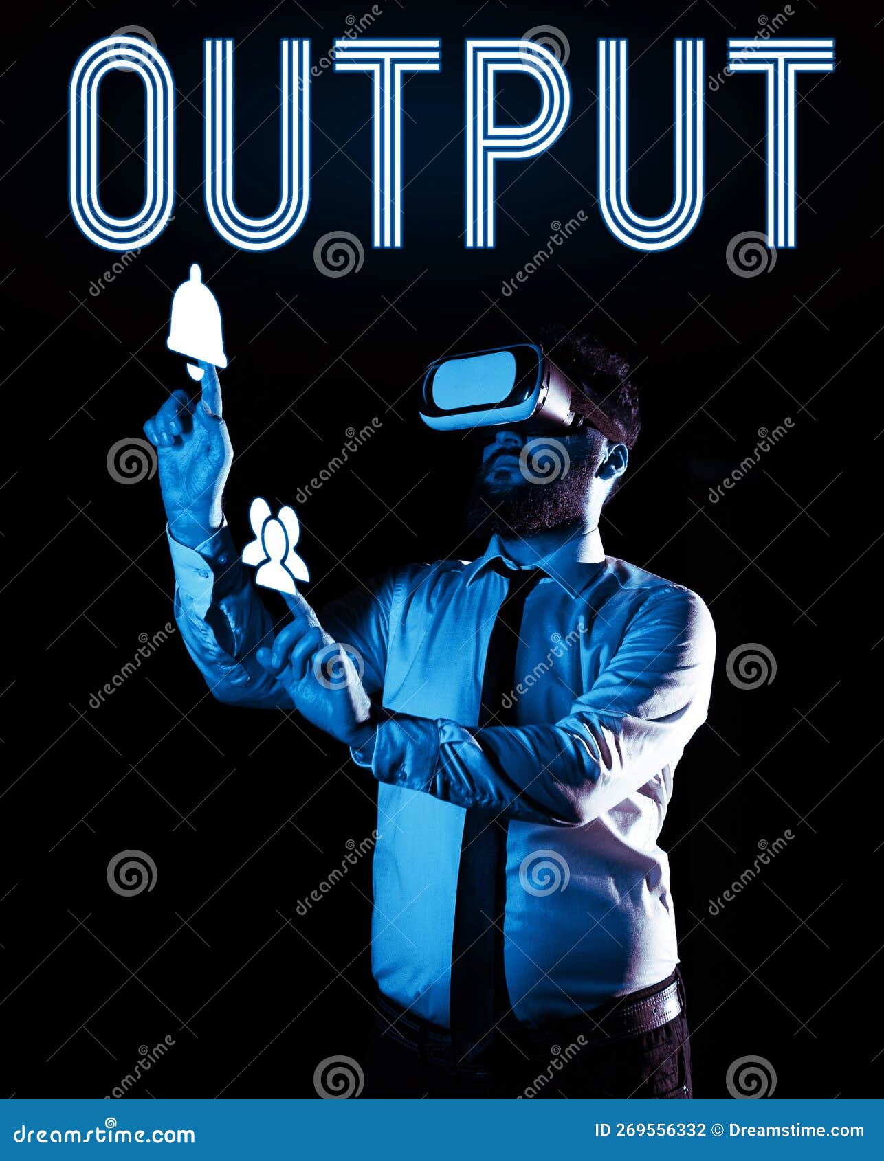 Text Caption Presenting Output. Internet Concept the Final Result of ...