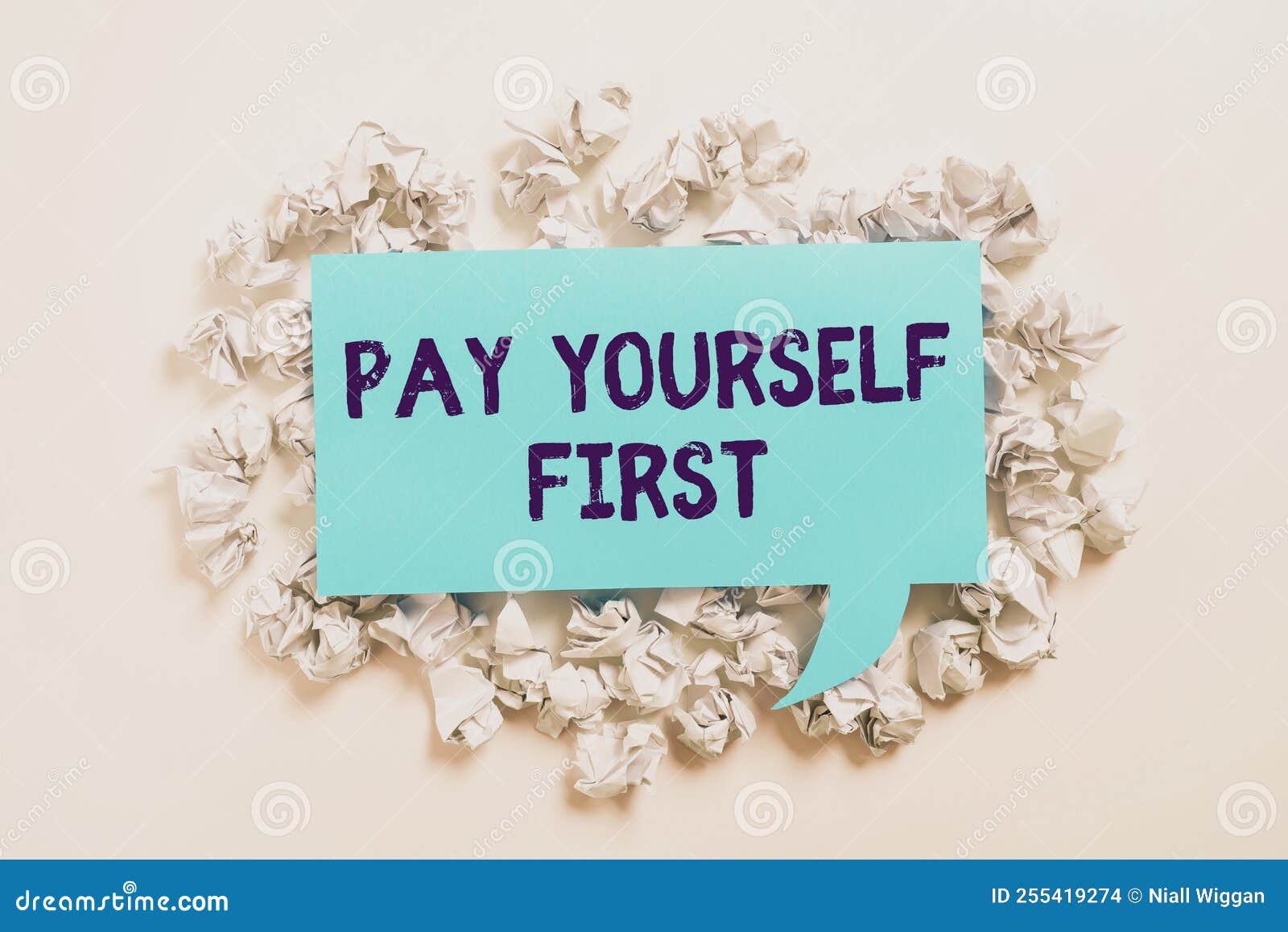Text Caption Presenting Pay Yourself First. Word Written on Saving for ...