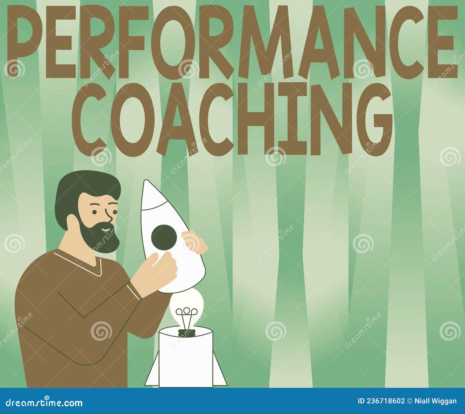 Text Caption Presenting Performance Coaching. Conceptual Photo ...