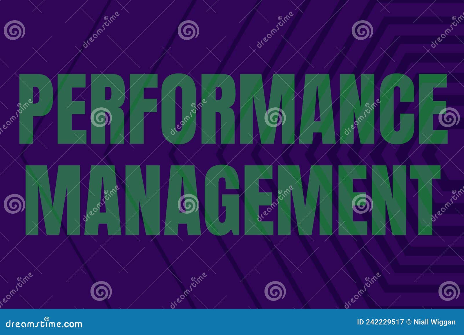 Inspiration Showing Sign Performance Management. Word Written on ...