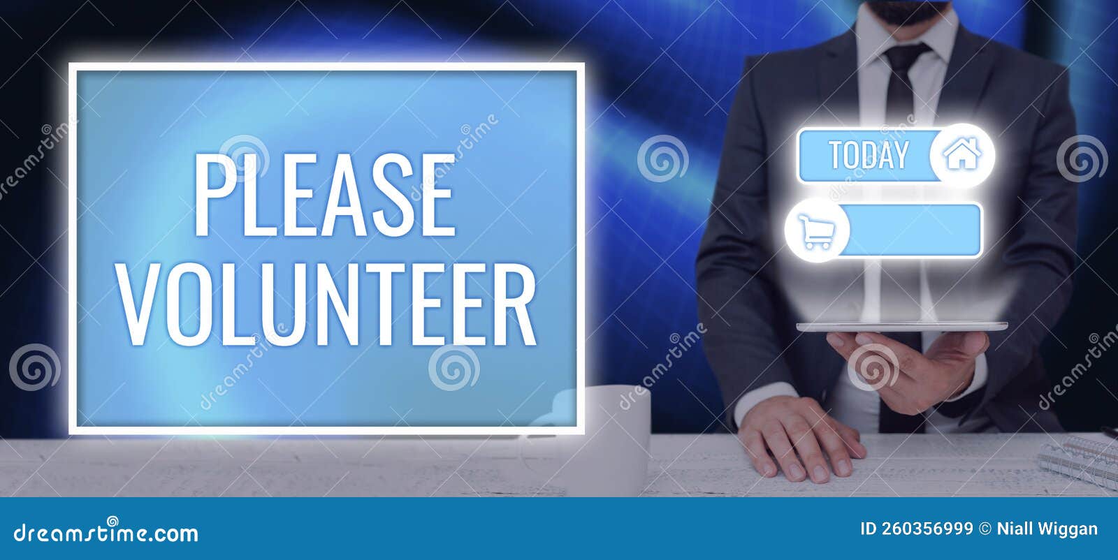 Writing Displaying Text Please Volunteer. Business Concept Act of ... Writing Displaying Text Please Volunteer. Business Concept Act of ...