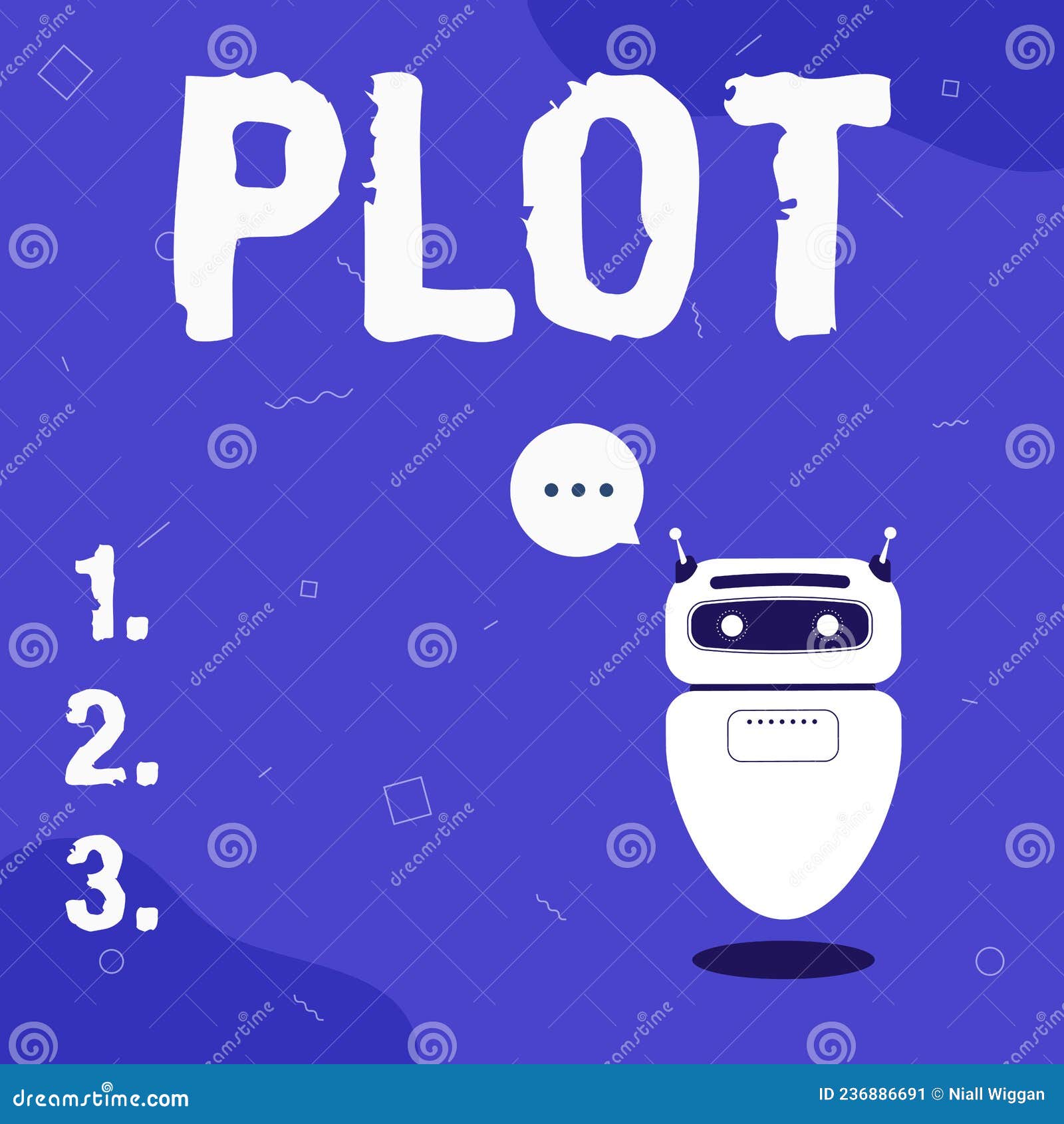 Text Caption Presenting Plot. Word Written on Sequence of Events Inside ...