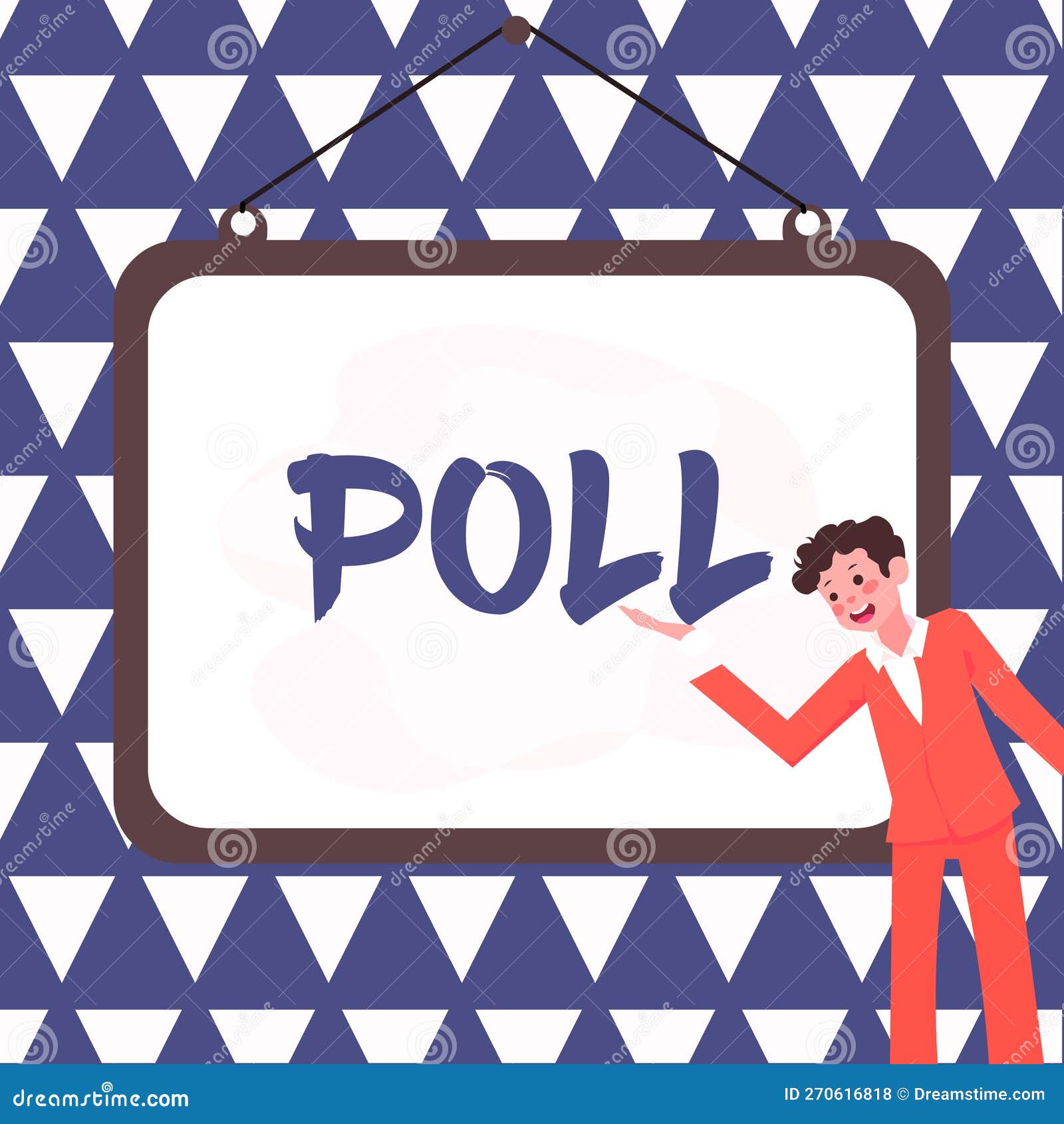 Inspiration Showing Sign Poll. Conceptual Photo Record of the Number of ...