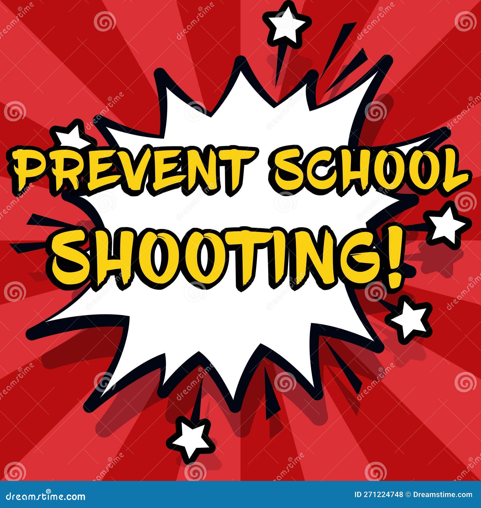Handwriting Text Prevent School Shooting. Business Concept Actions ...
