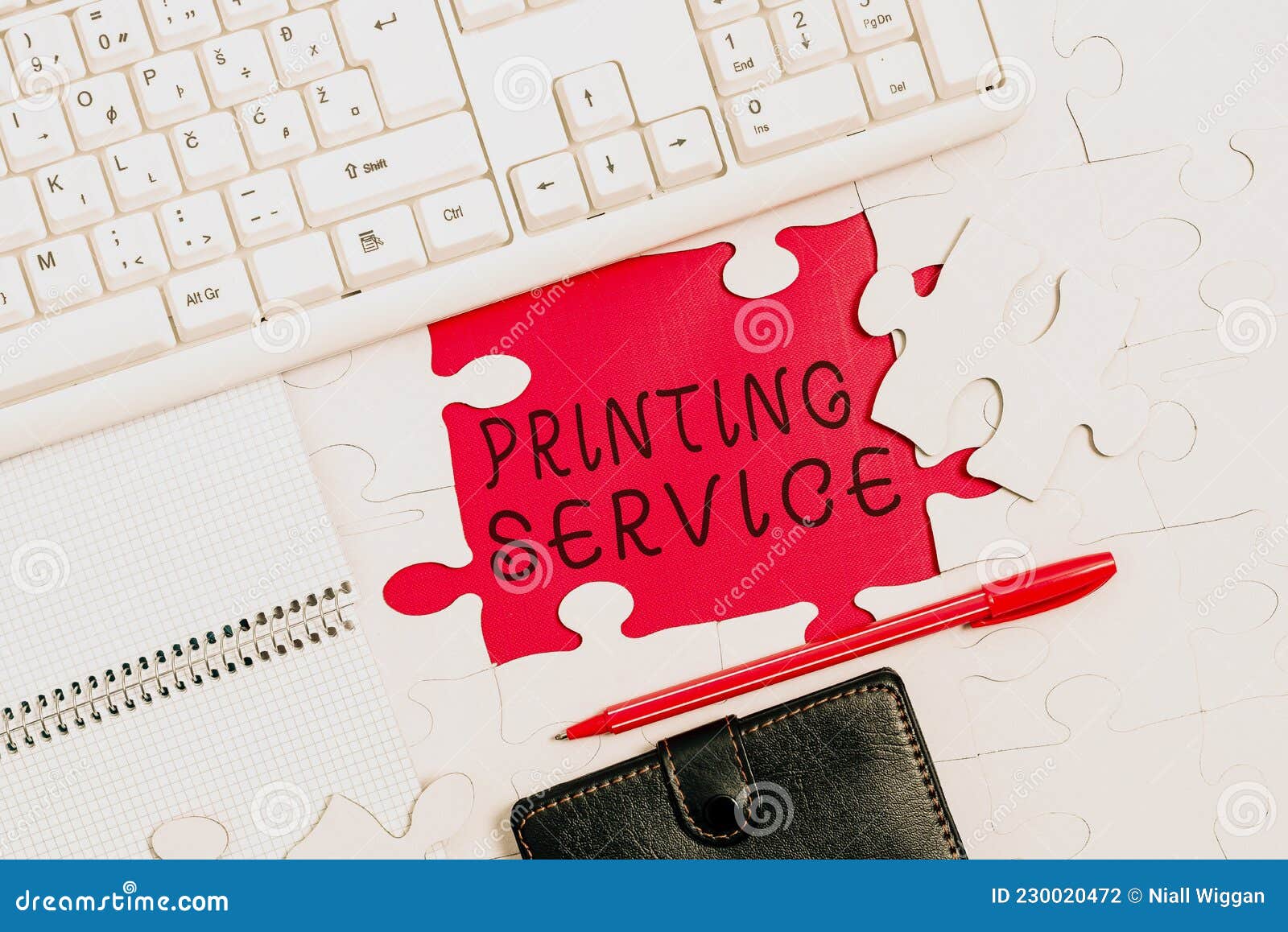 Text Caption Presenting Printing Service. Business Idea Program Offered ...