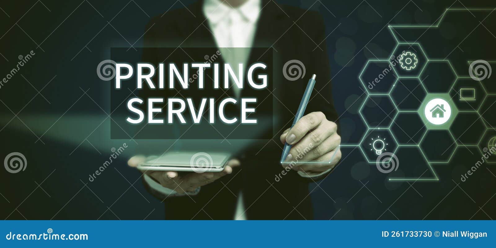 Hand Writing Sign Printing Service. Business Overview Program Offered ...