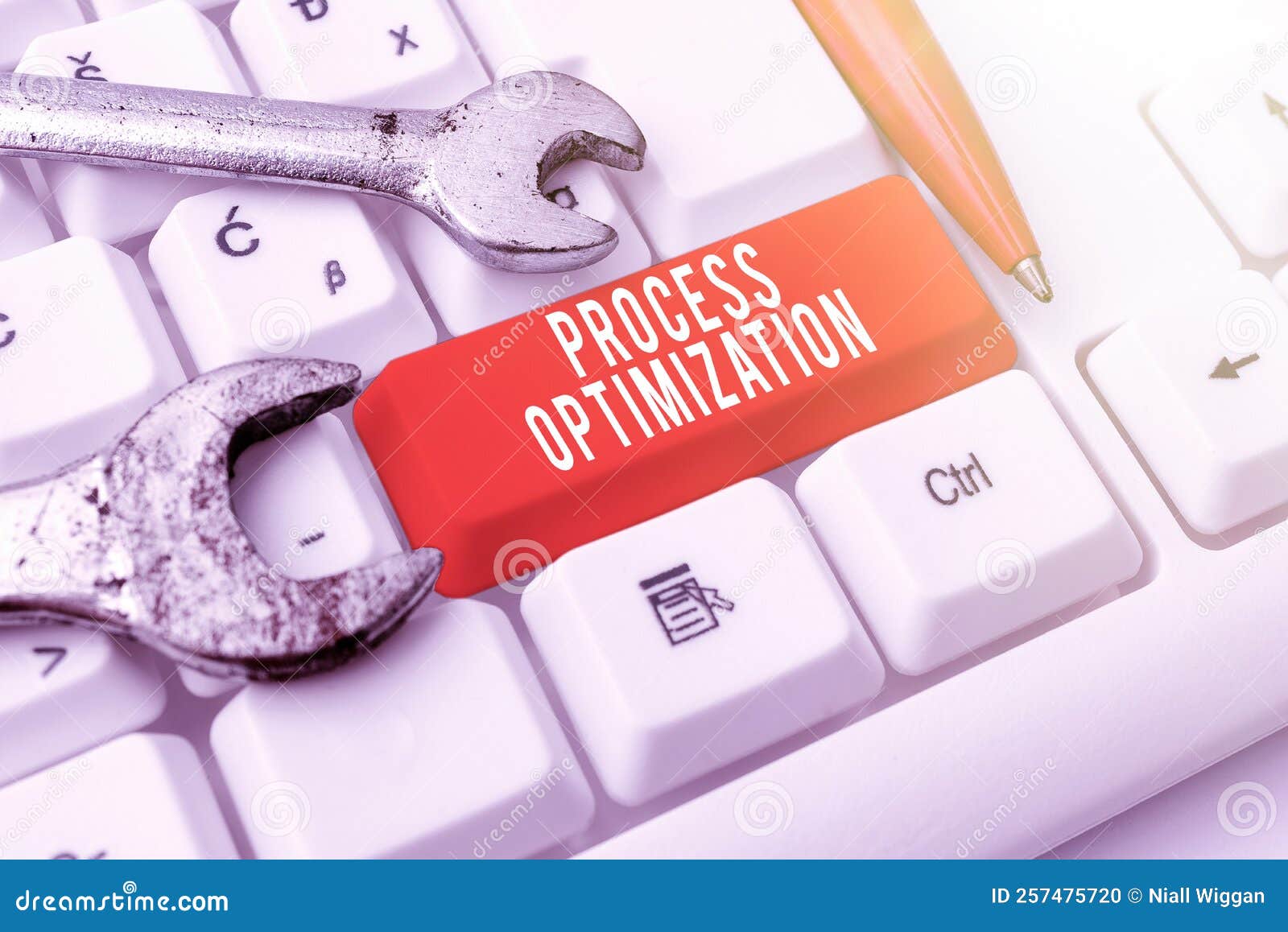 Text Caption Presenting Process Optimization. Internet Concept Improve ...