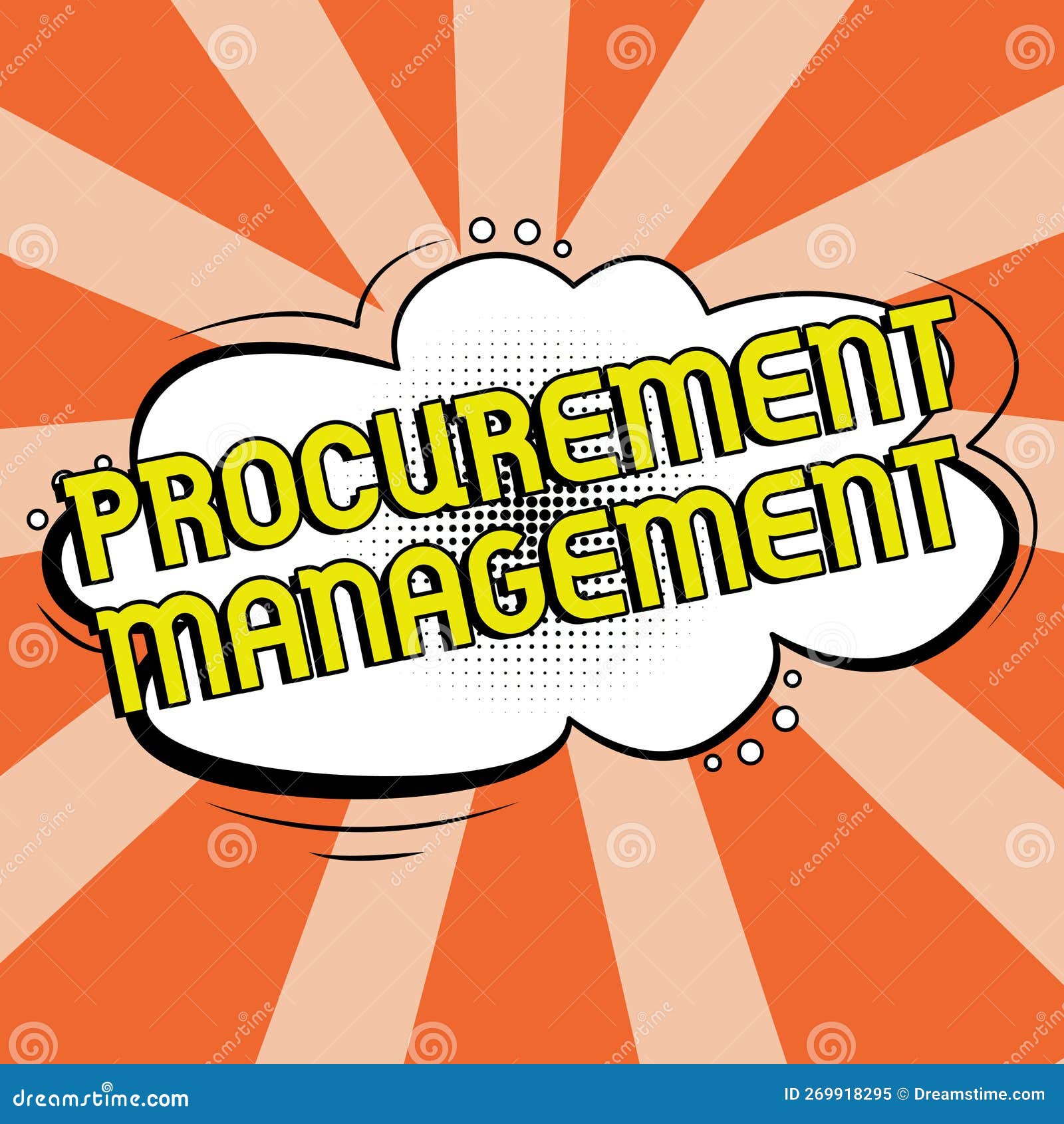 Conceptual Display Procurement Management. Internet Concept Buying ...