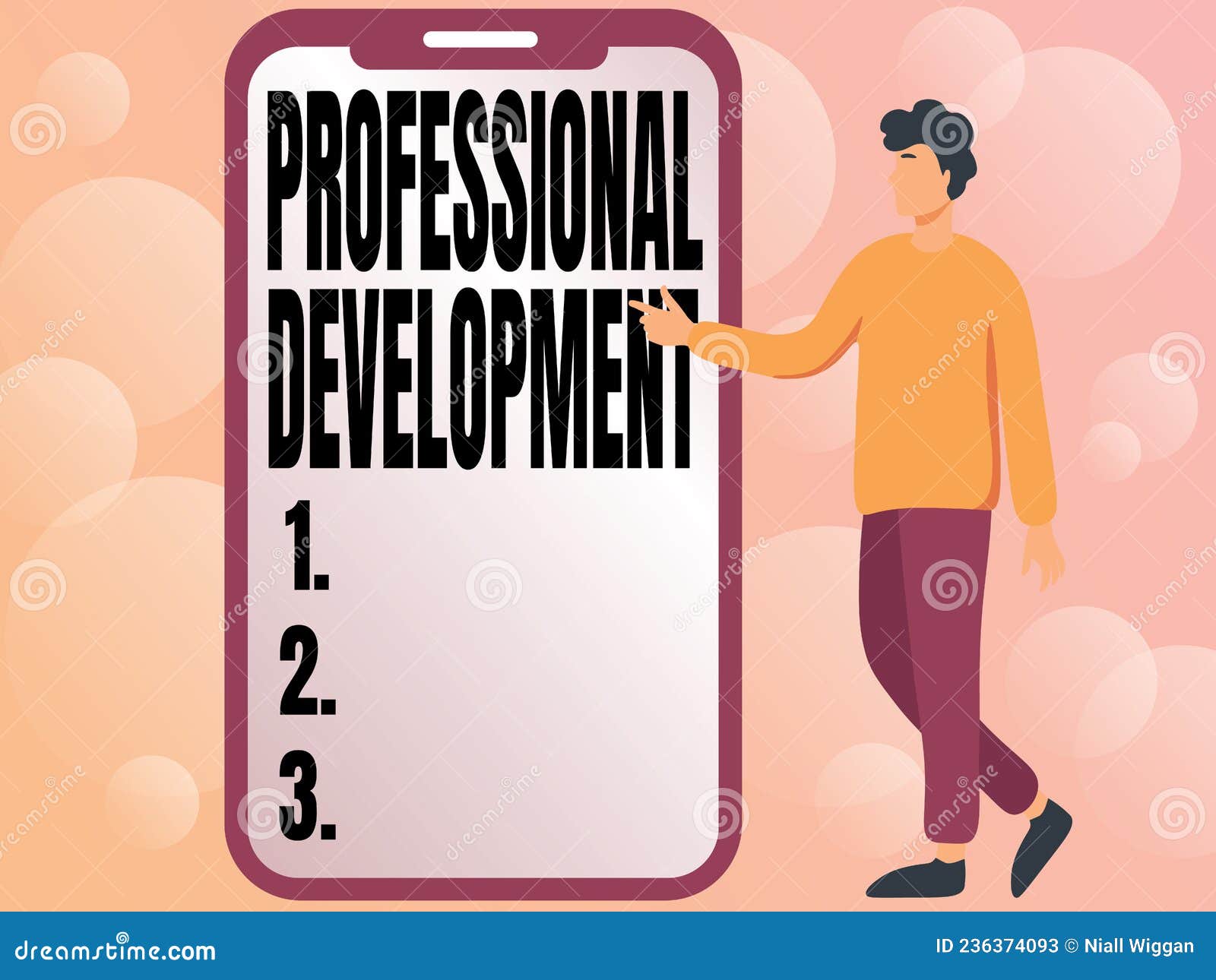 Text Showing Inspiration Professional Development. Word Written on ...