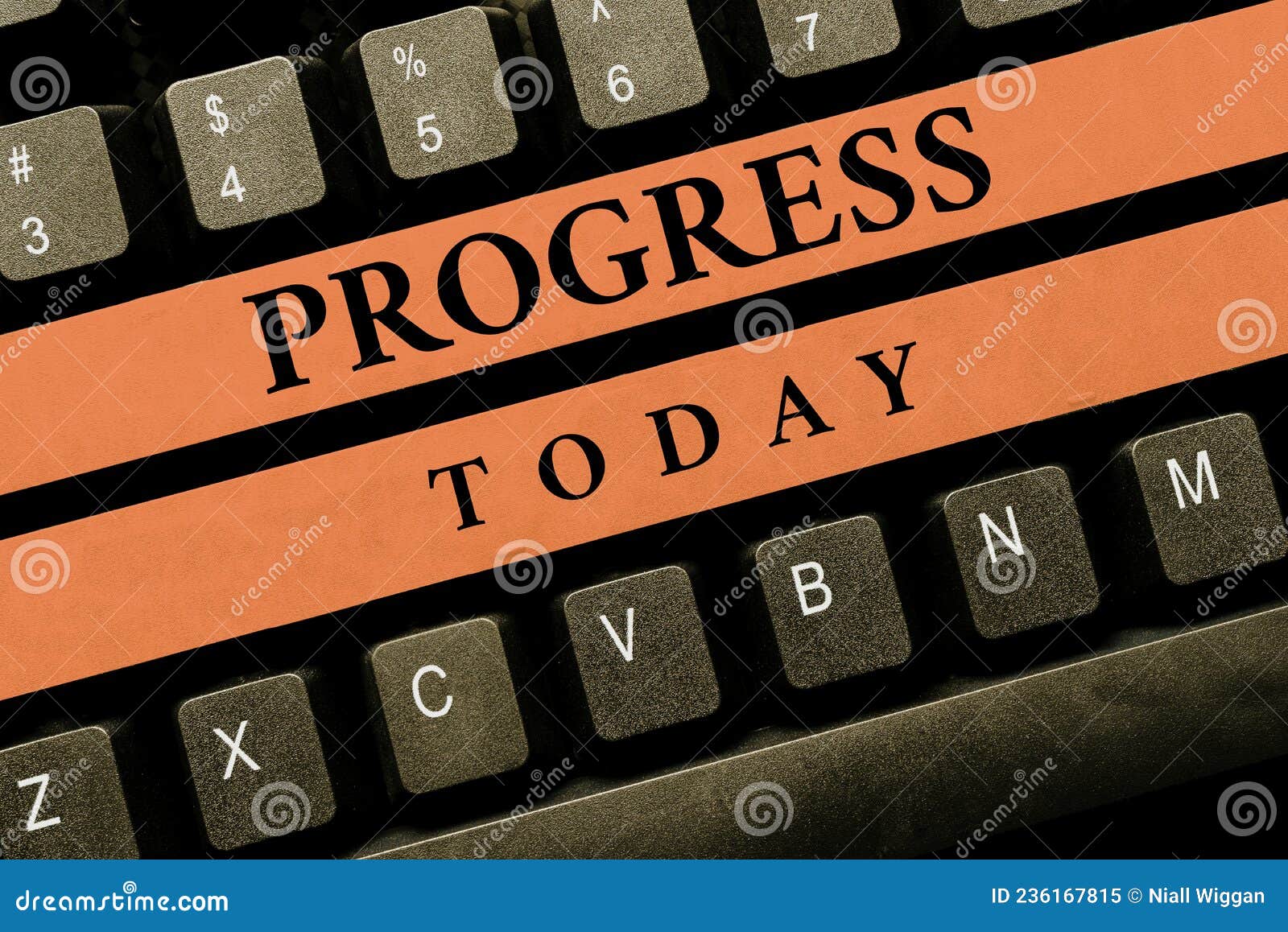 Text Caption Presenting Progress. Business Concept Development Towards ...