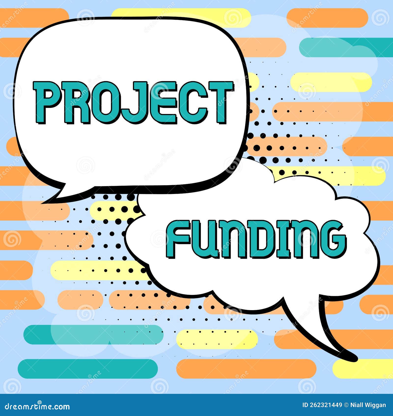 Text Caption Presenting Project Funding. Internet Concept Paying for ...