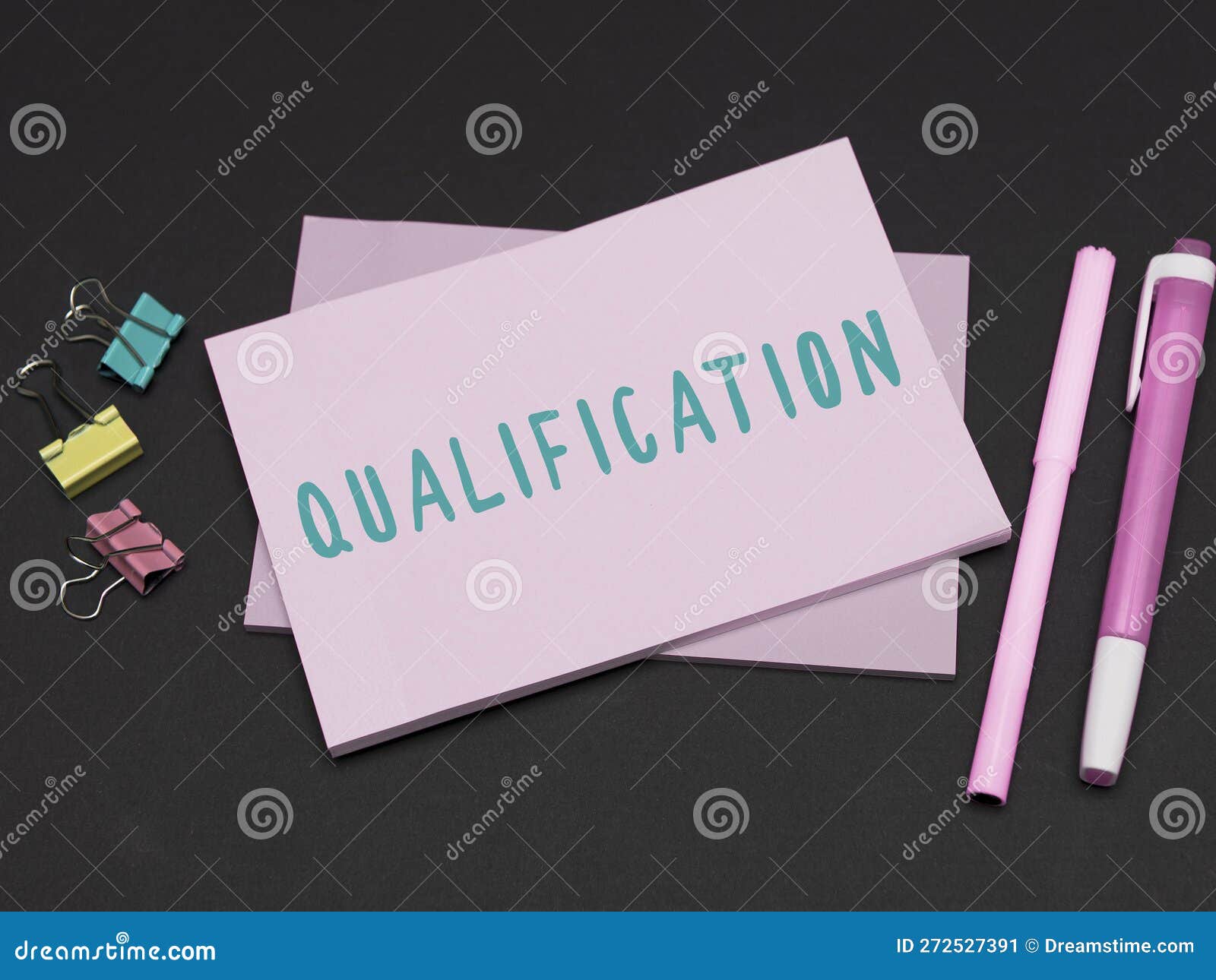 Text Caption Presenting Qualification. Business Approach Officially ...