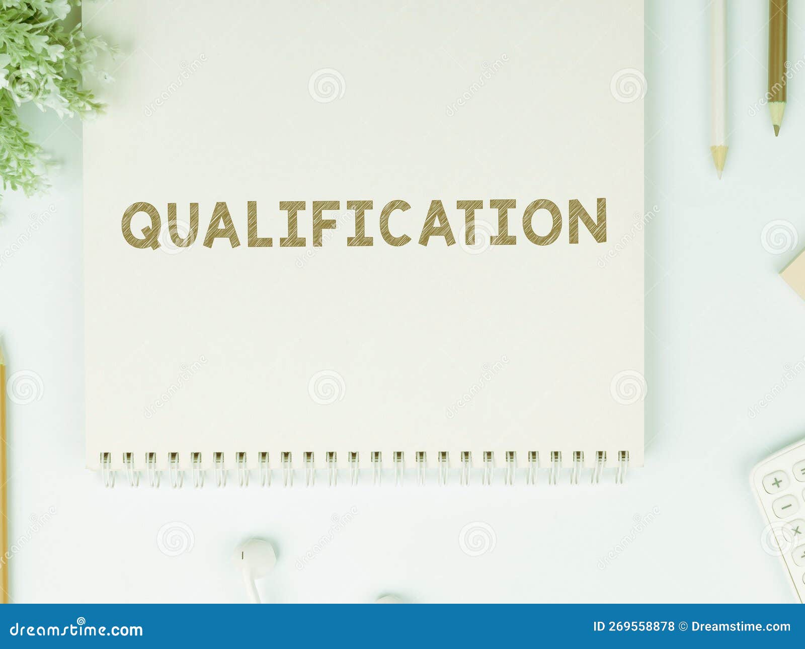 Text Caption Presenting Qualification. Business Concept Officially ...