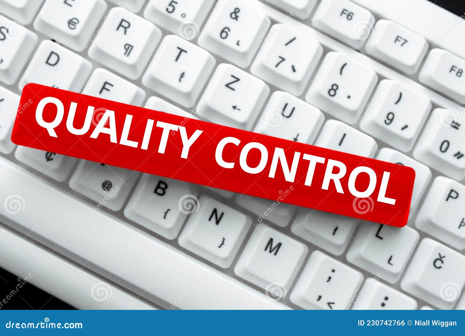 Text Sign Showing Quality Control. Business Idea a System of ...