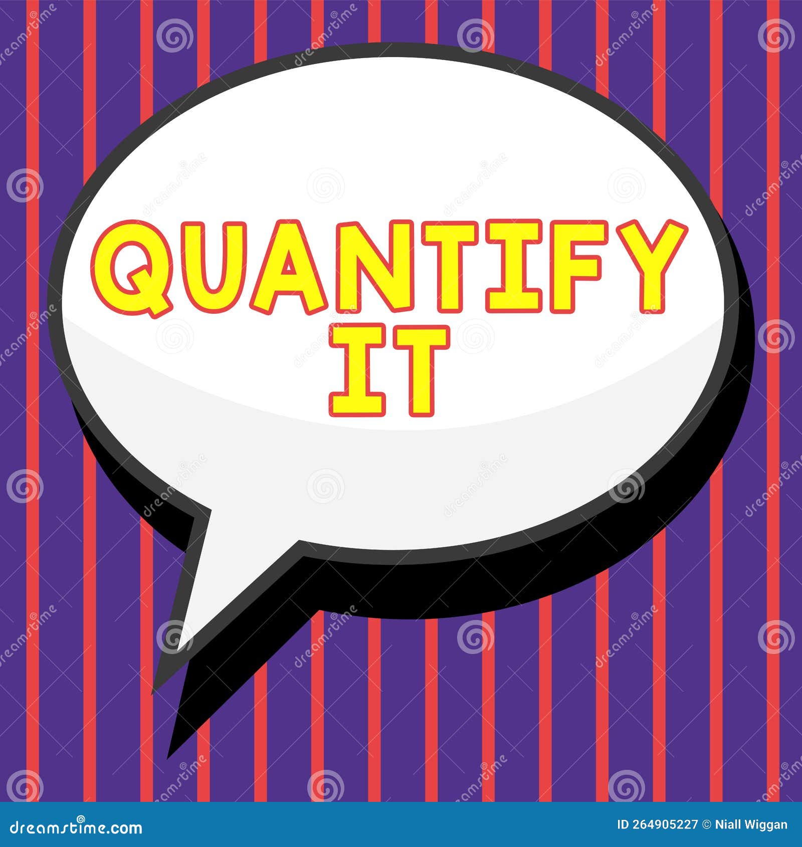 Text Caption Presenting Quantify it. Word for Measure the Size or ...