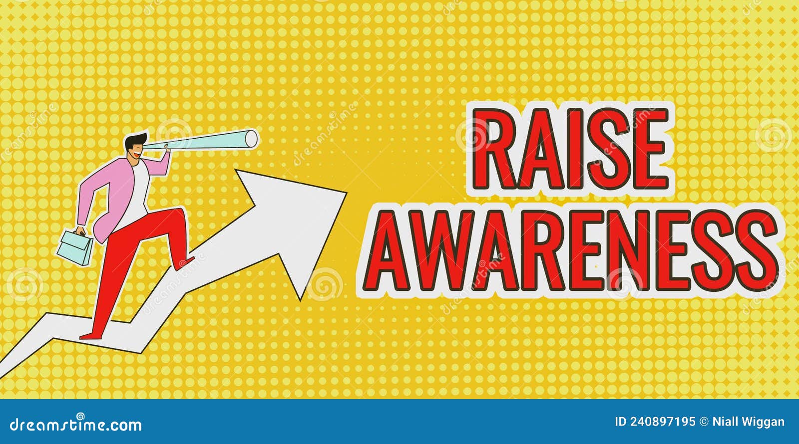 Text Caption Presenting Raise Awareness. Internet Concept Creating a ...