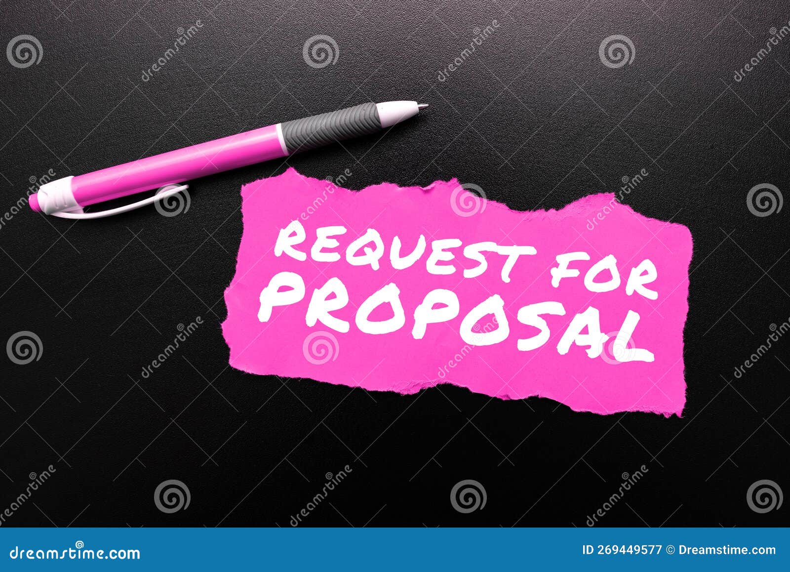 Text Caption Presenting Request for Proposal. Internet Concept Document ...