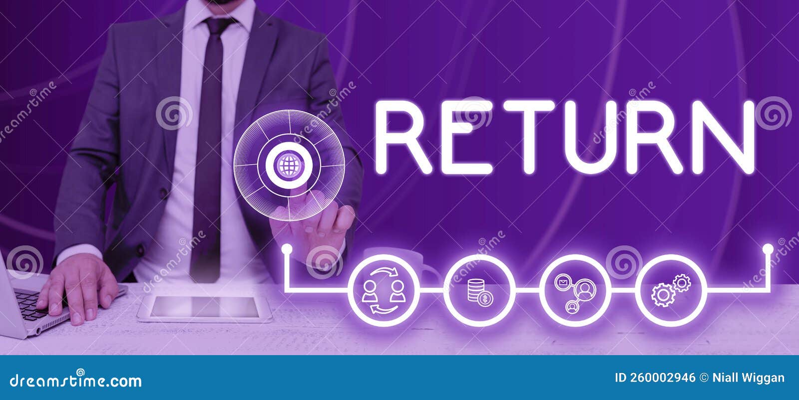 Writing Displaying Text Return. Conceptual Photo the Act of Coming or ...