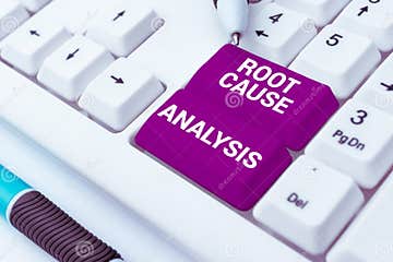 Sign Displaying Root Cause Analysis. Business Approach Method of ...