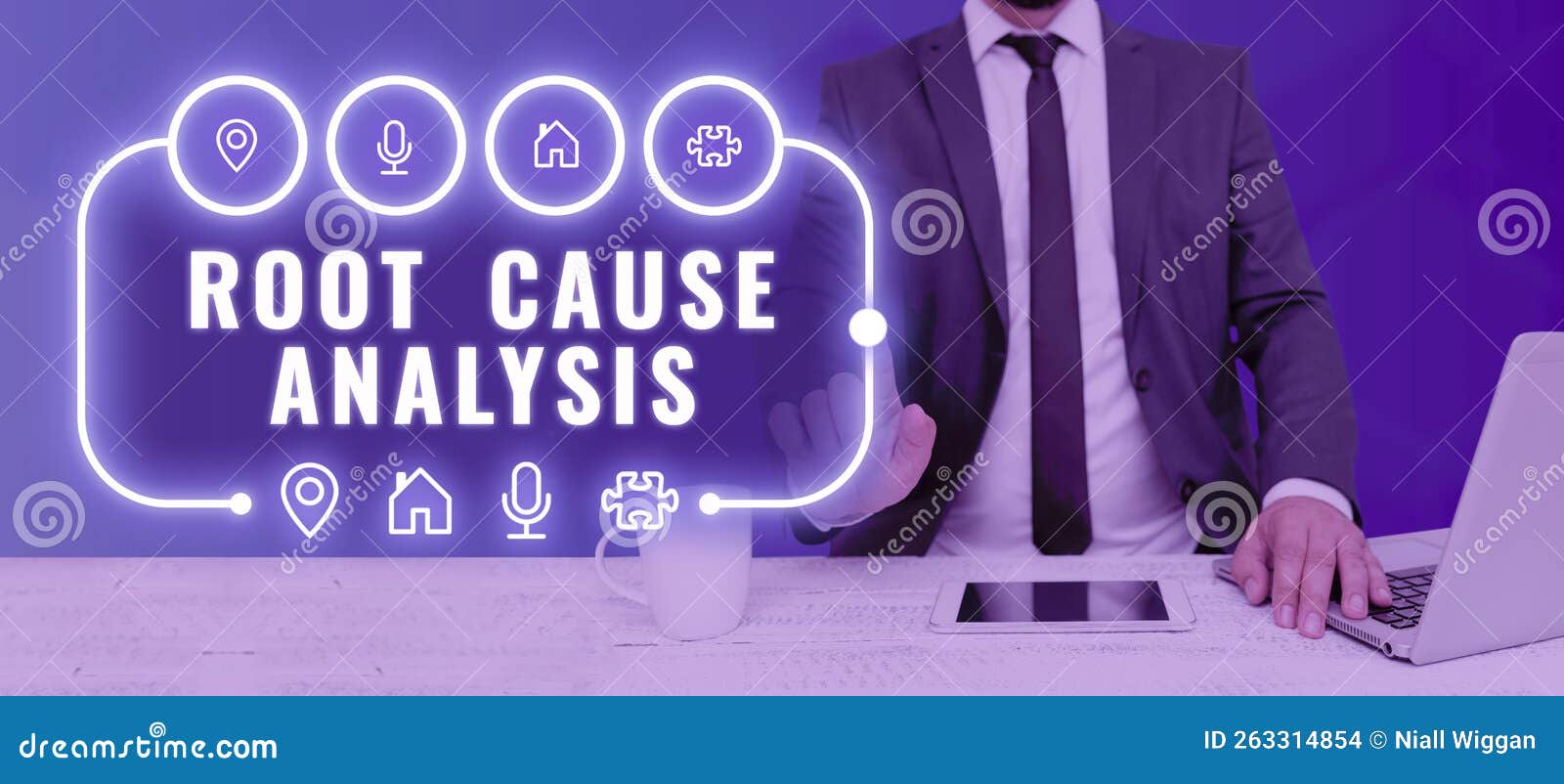 Inspiration Showing Sign Root Cause Analysis. Business Idea Method of ...