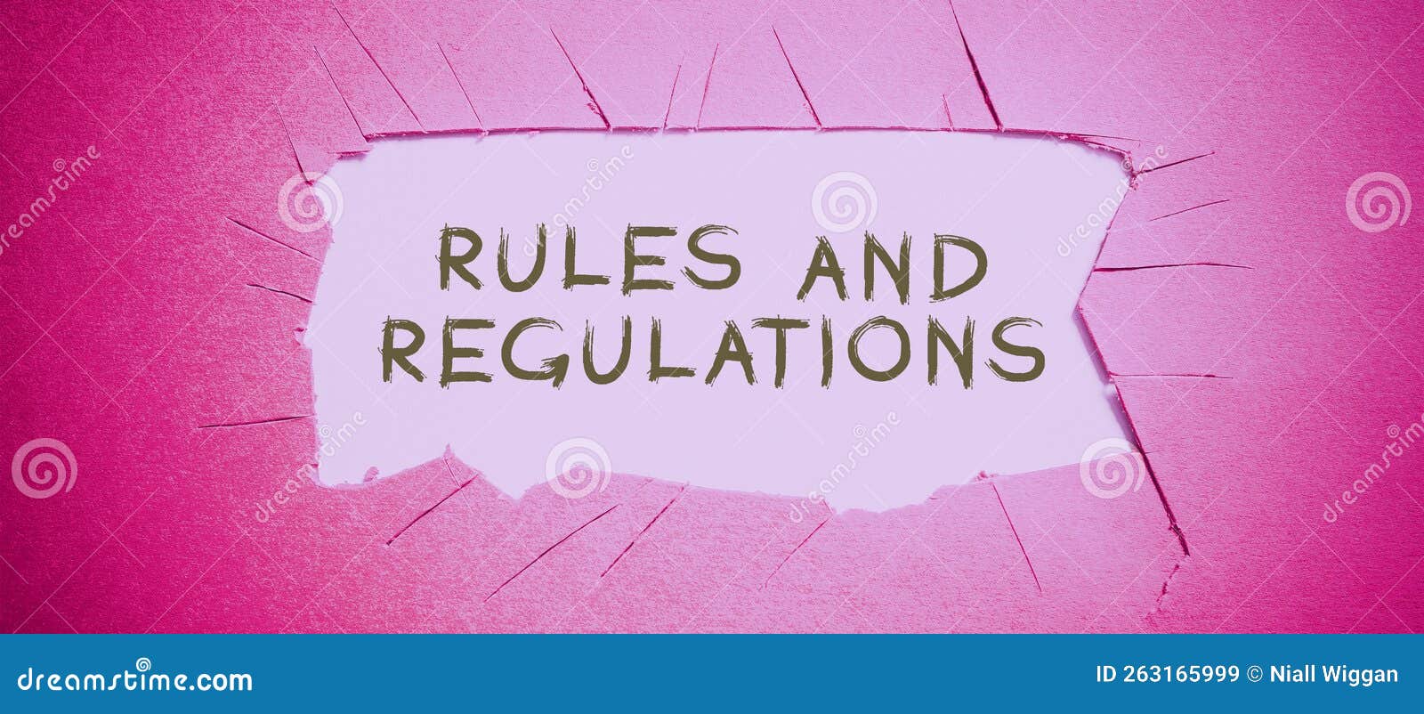 Text Caption Presenting Rules and Regulations. Word Written on ...