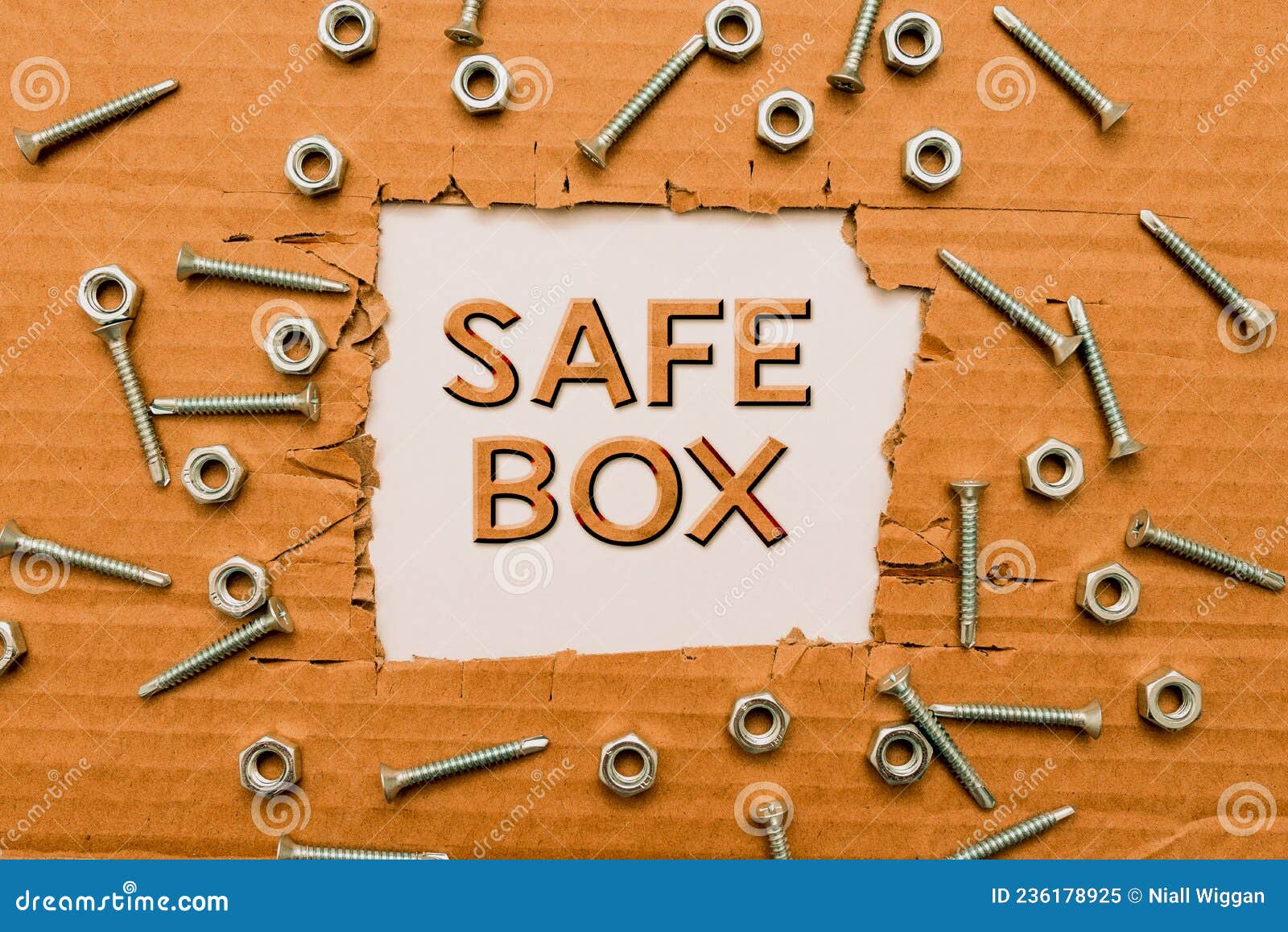 Handwriting Text Safe Box. Business Concept a Small Structure Where You ...