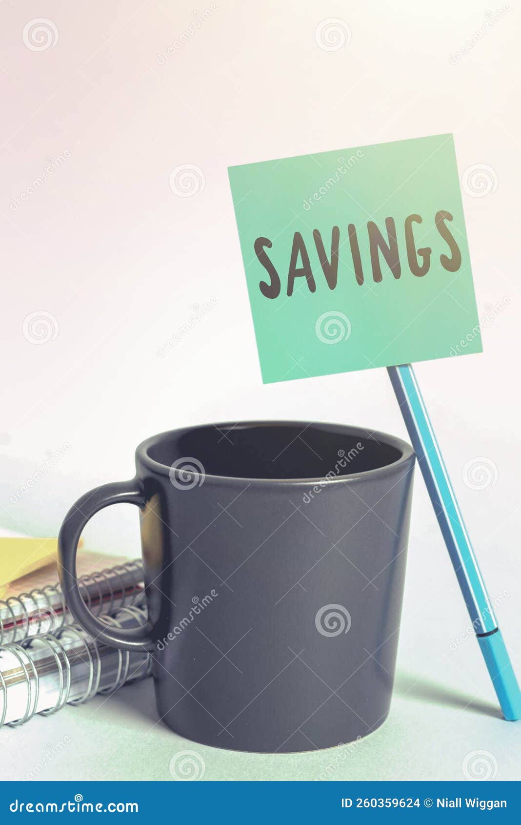 Text Caption Presenting Savings. Business Idea Process of Setting Aside ...