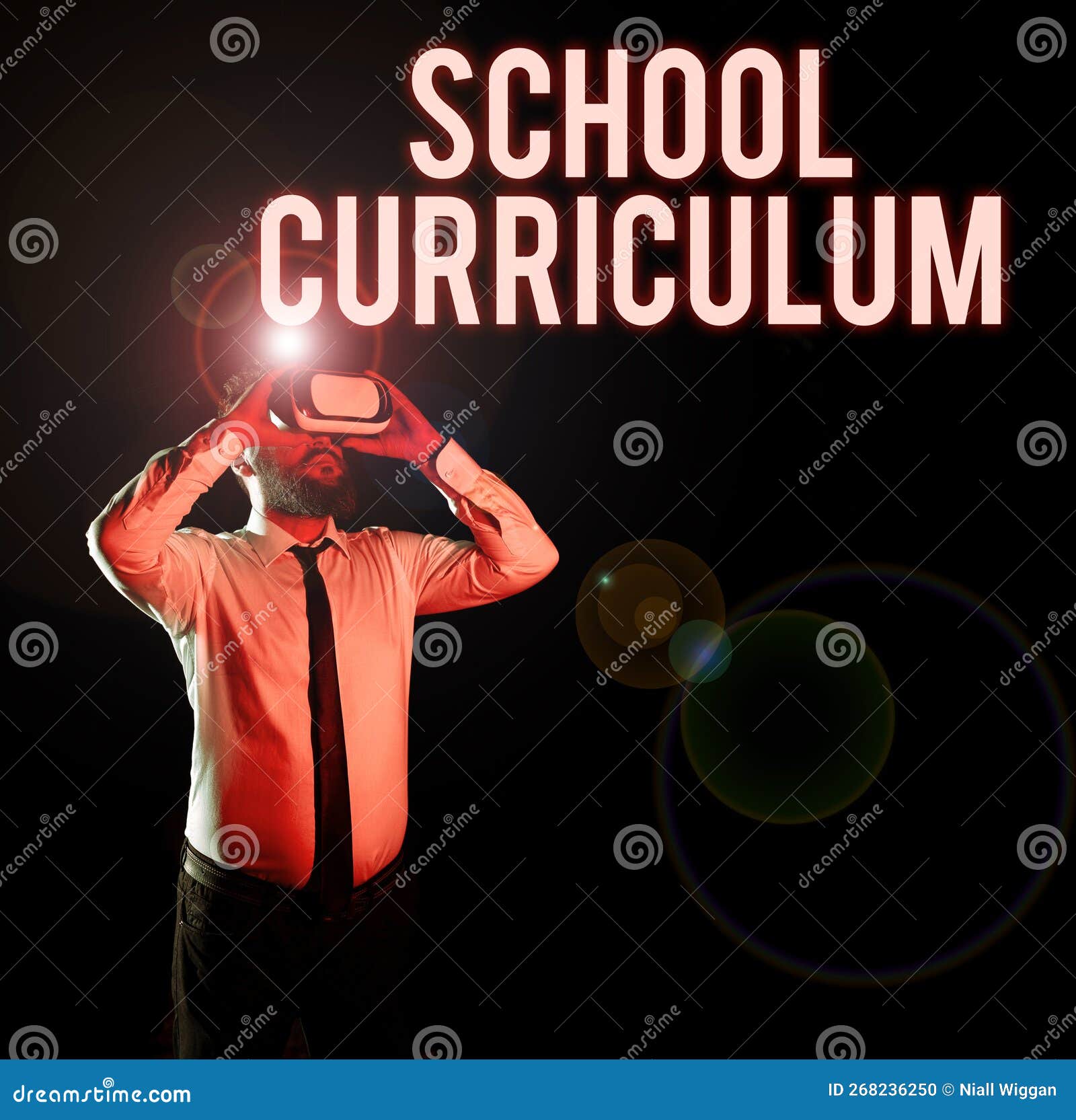 Text Caption Presenting School Curriculum. Business Idea Designed To ...