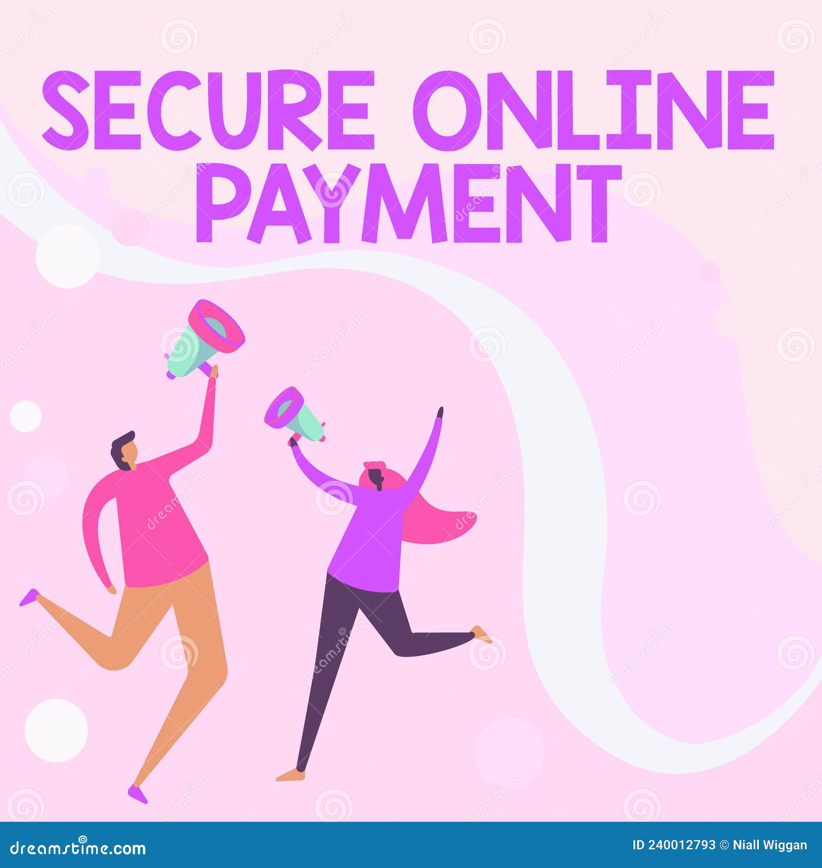 Text Caption Presenting Secure Online Payment. Word for Safe Digital ...