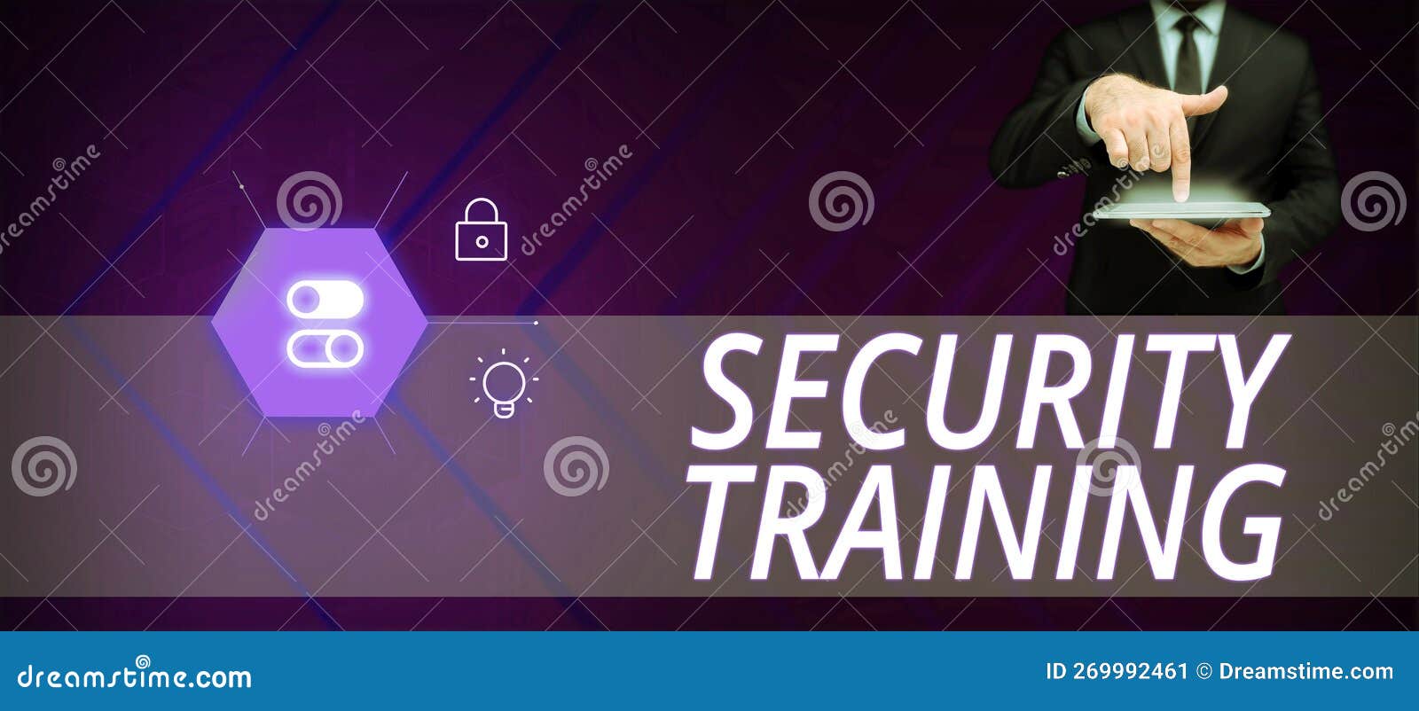 Text Sign Showing Security Training. Business Overview Providing ...