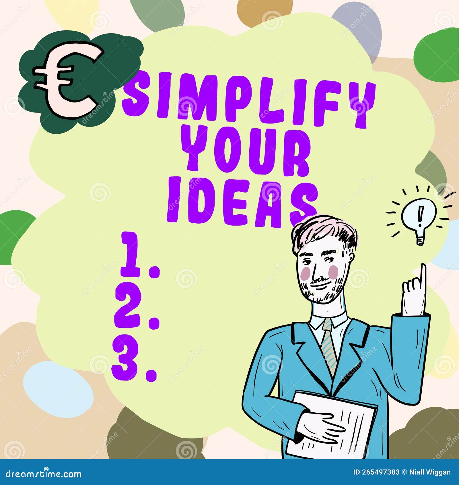Text Caption Presenting Simplify Your Ideas. Conceptual Photo Make ...