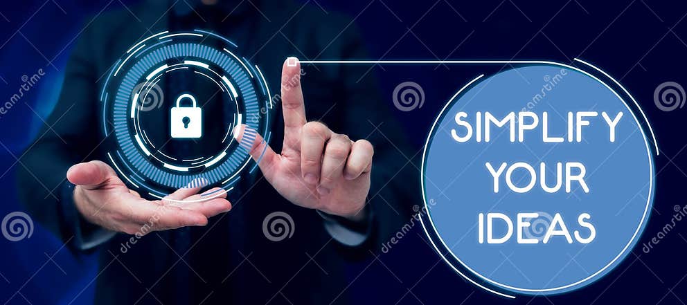 Text Caption Presenting Simplify Your Ideas. Conceptual Photo Make ... Text Caption Presenting Simplify Your Ideas. Conceptual Photo Make ...