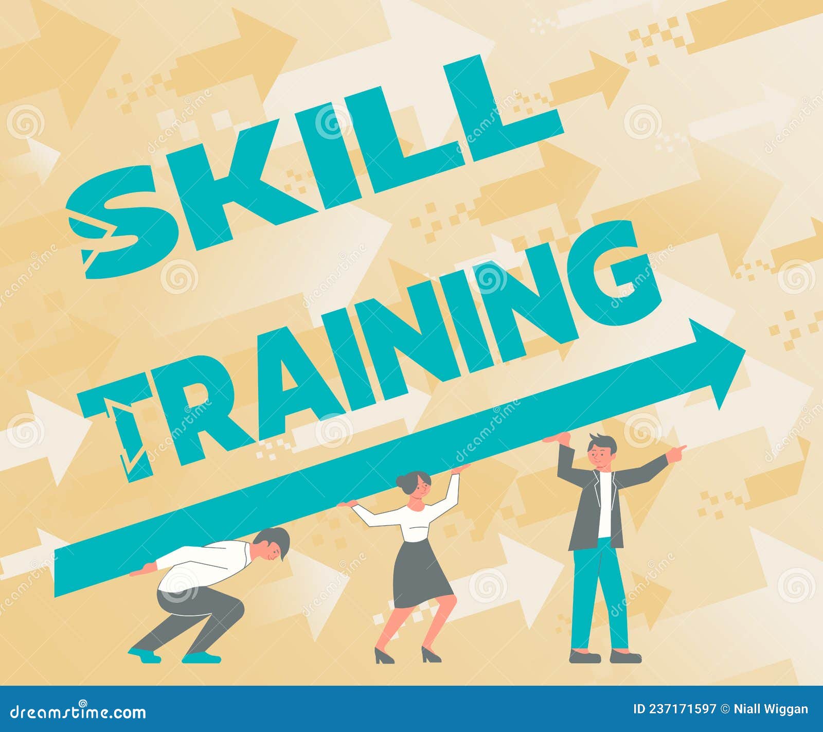 Text Caption Presenting Skill Training. Word for Designed To Gain and ...