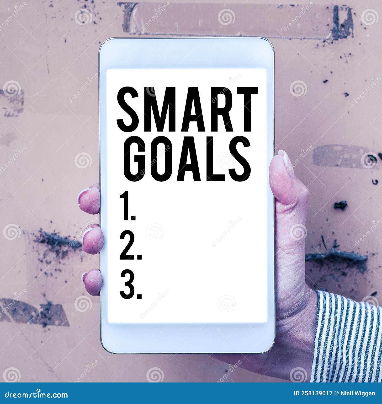 Text Caption Presenting Smart Goals. Word for Mnemonic Used As a Basis ...