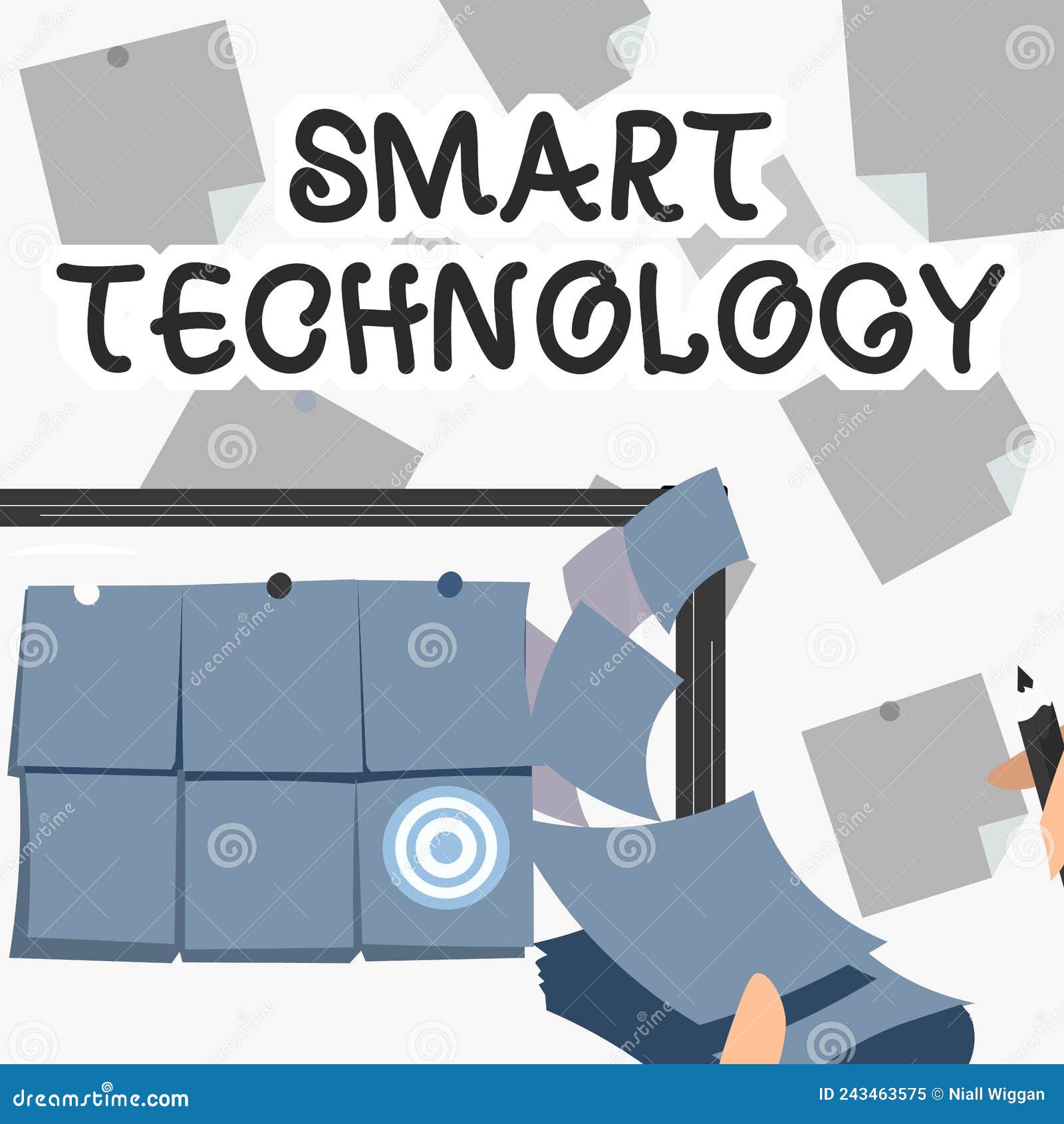 Text Caption Presenting Smart Technology. Business Concept Gadgets or ...