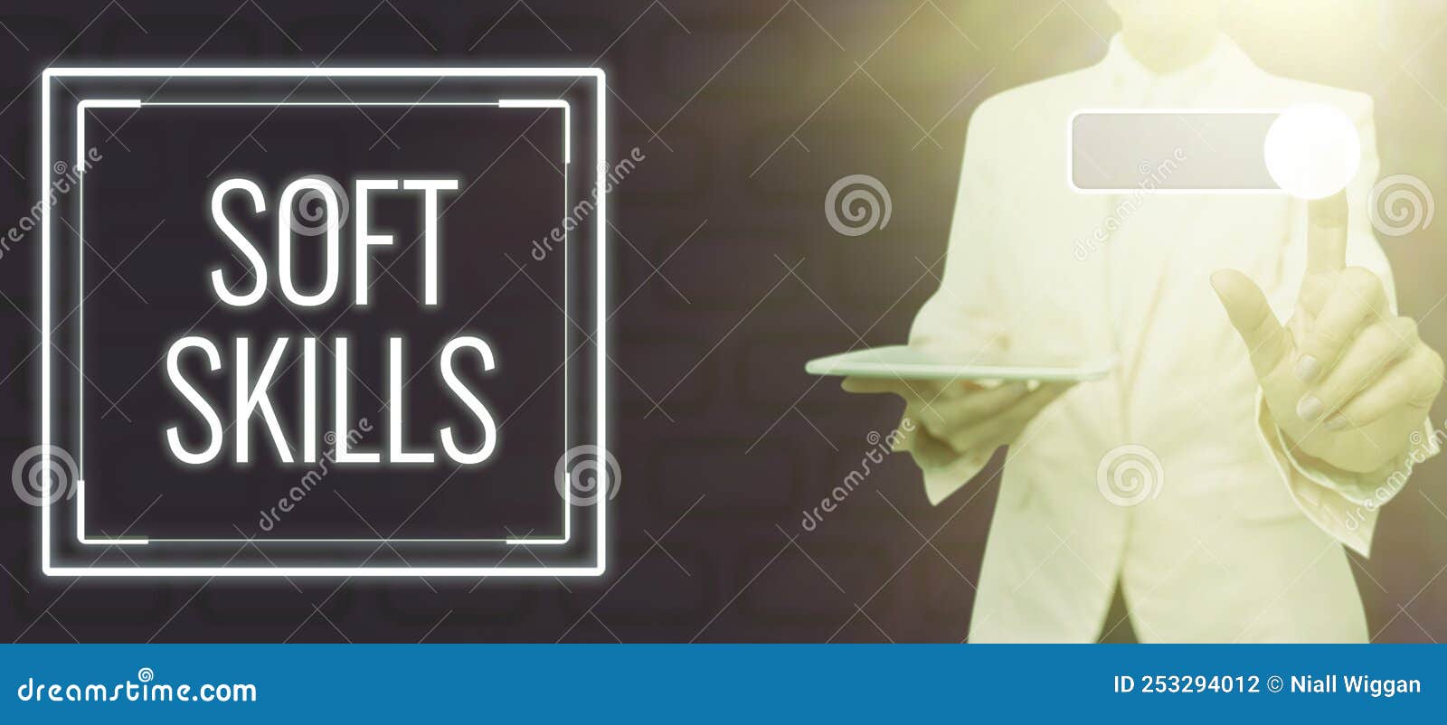 Text Caption Presenting Soft Skills. Business Idea Personal Attribute ...