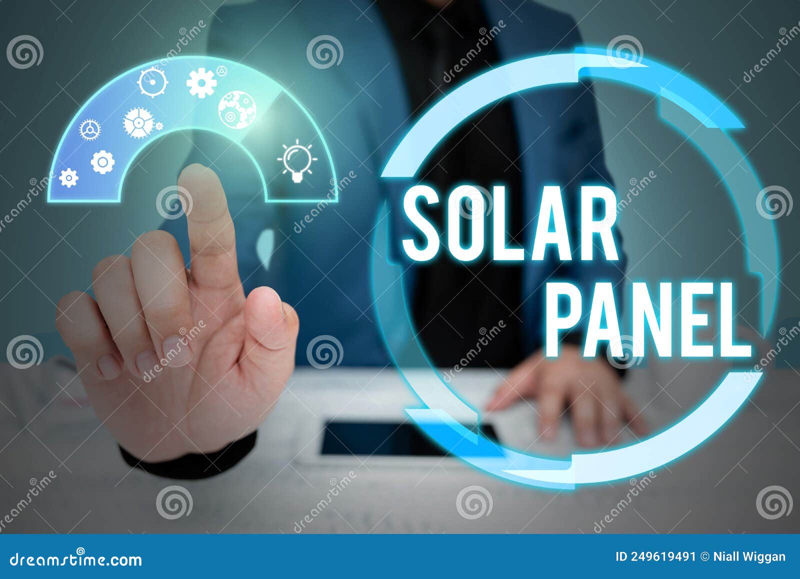 Text Caption Presenting Solar Panel. Concept Meaning Designed To Absorb ...